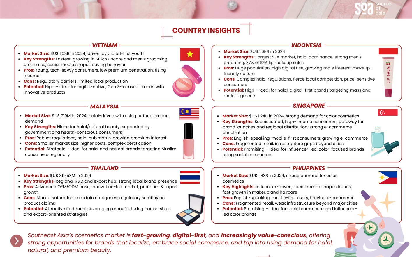 Cosmetics Industry in Southeast Asia 2025: Market Outlook (FREE)