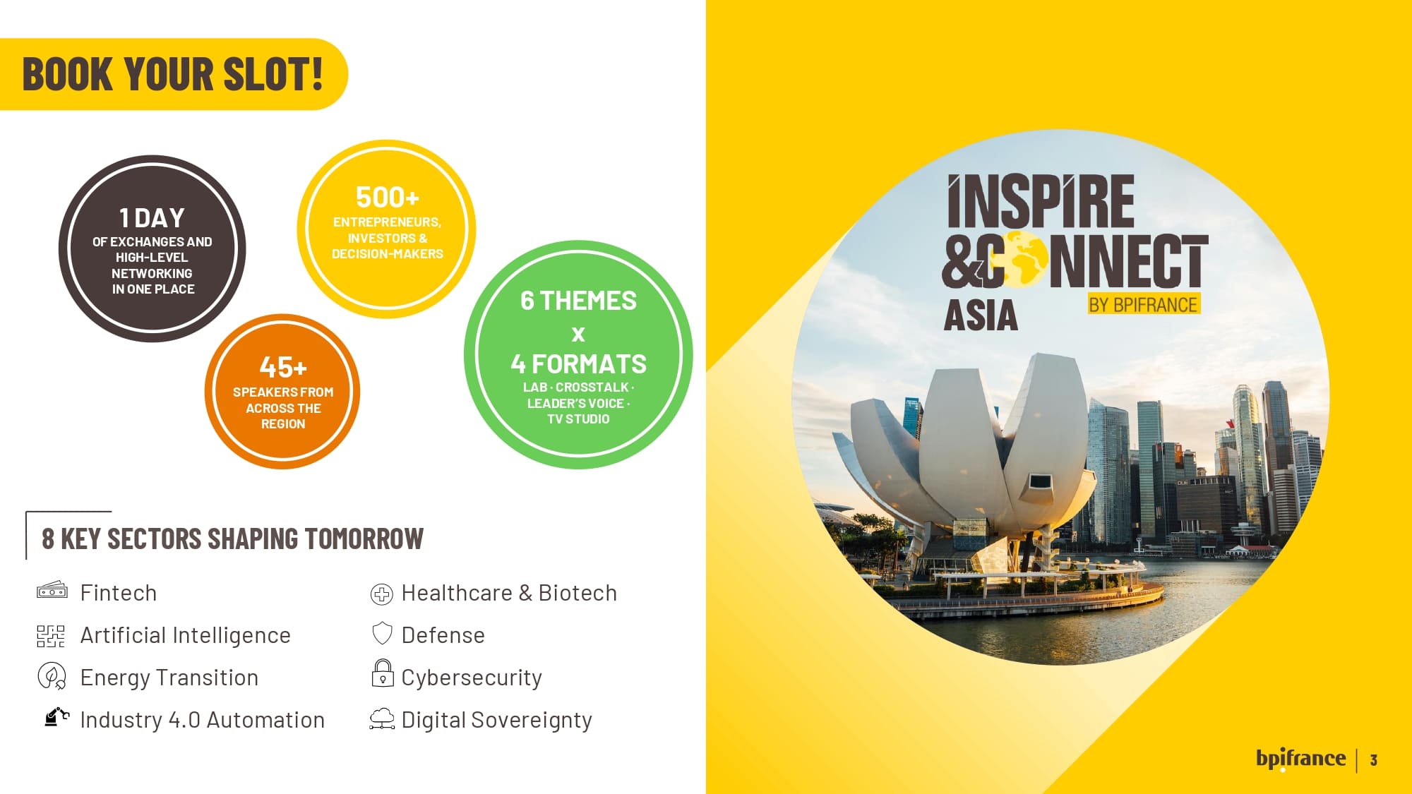 Inspire & Connect Asia: French Asian Business Forum in Singapore